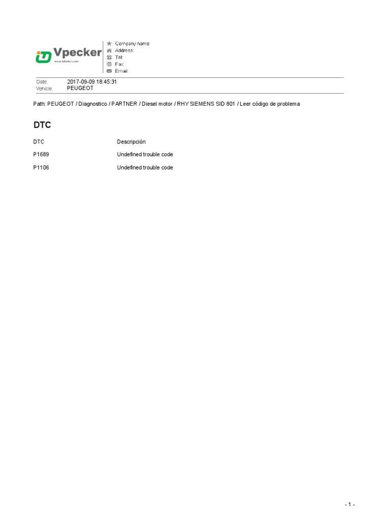 2017-09-09 18:45:31 Peugeot Path: PEUGEOT / Diagnostico / PARTNER / Diesel Motor / RHY SIEMENS ...
