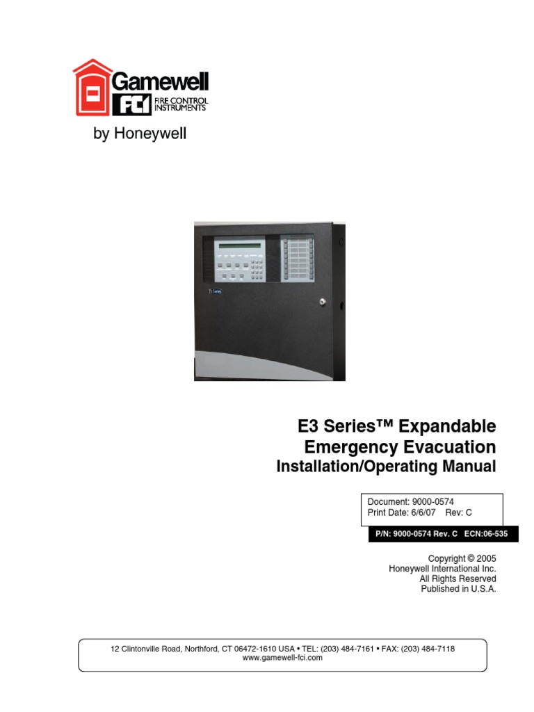 Gamewell e3 Manual | Smoke | Electrical Wiring