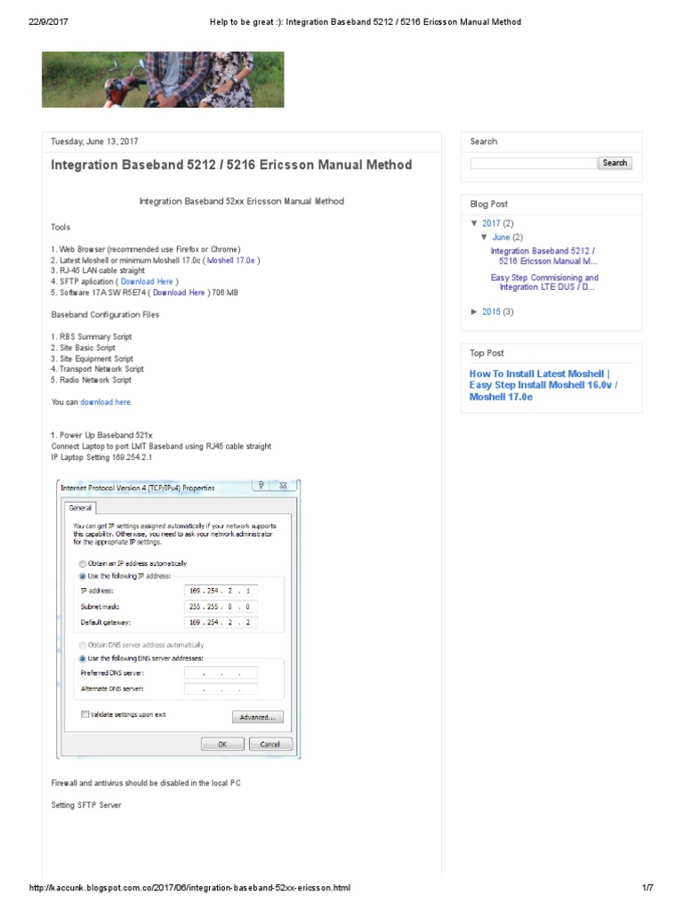 Ericsson Baseband 5212/5216 Integration Guide | PDF | File Transfer ...
