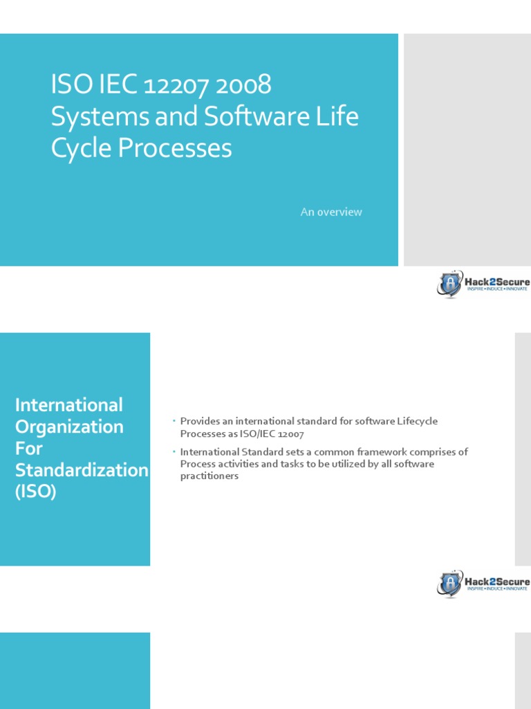 ISO IEC 12207 2008 Systems and Software Life Cycle Process | PDF | Risk ...