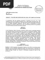 CMO 62 BS Hospitality Tourism Management | PDF | Tourism | Business