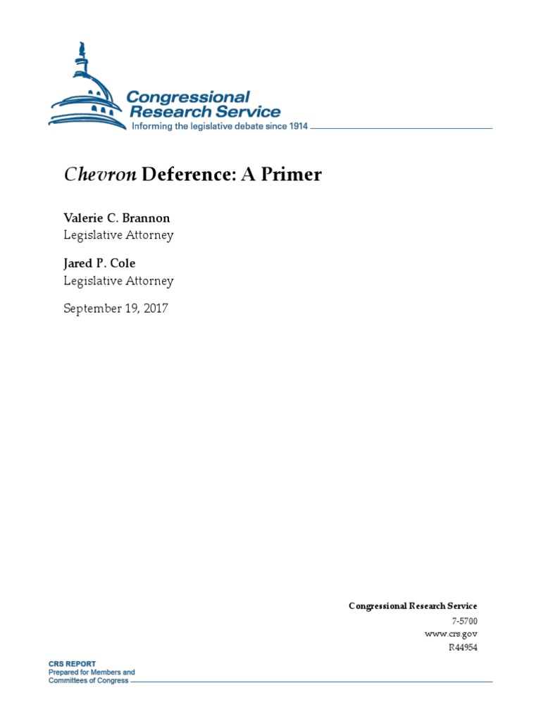 Understanding Chevron Deference | PDF | Chevron U.S.A. | Environmental Law
