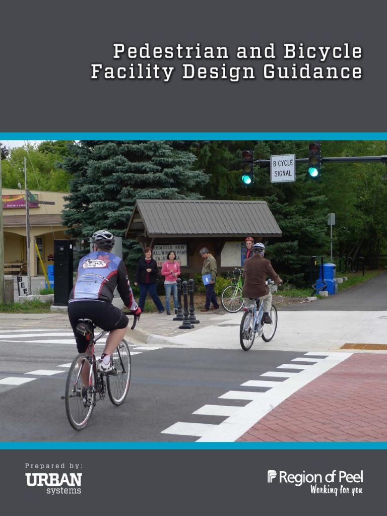 Pedestrian Bicycle Facility Design Guidance | PDF | Cycling ...
