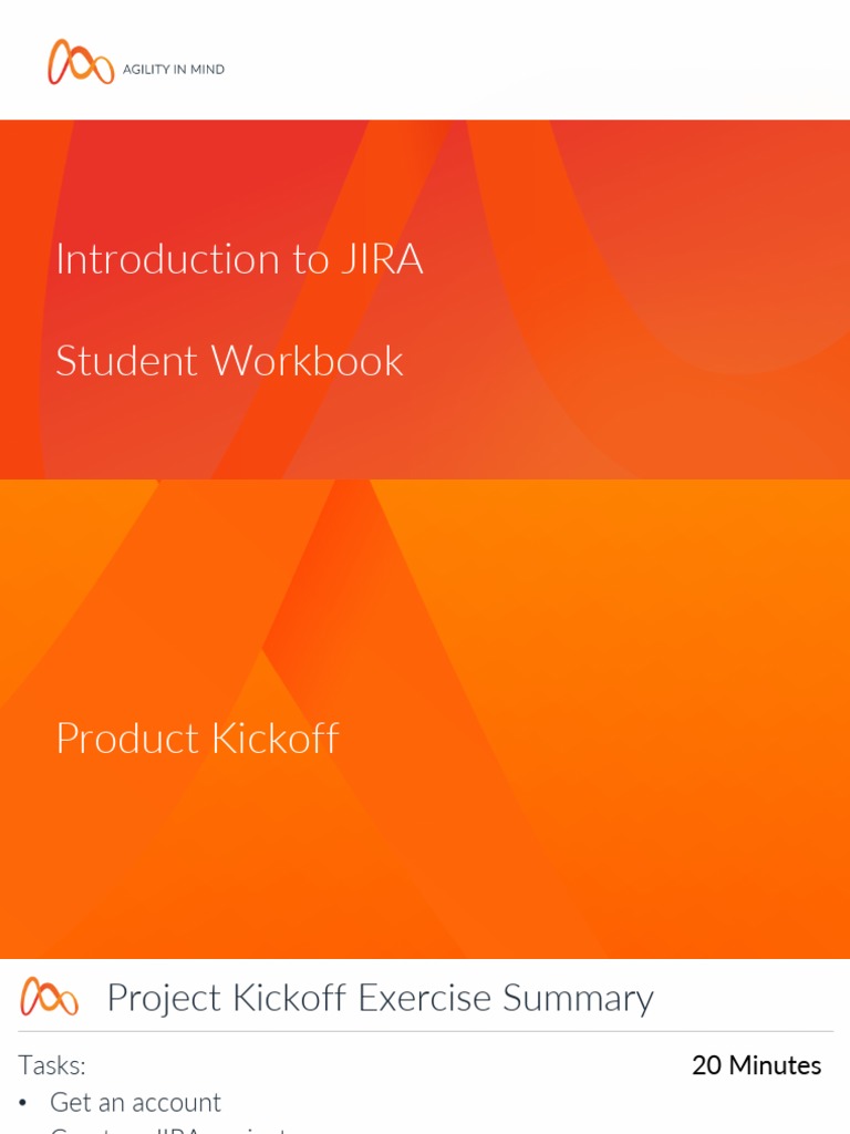 Introduction To JIRA - Workbook | PDF | Scrum (Software Development ...