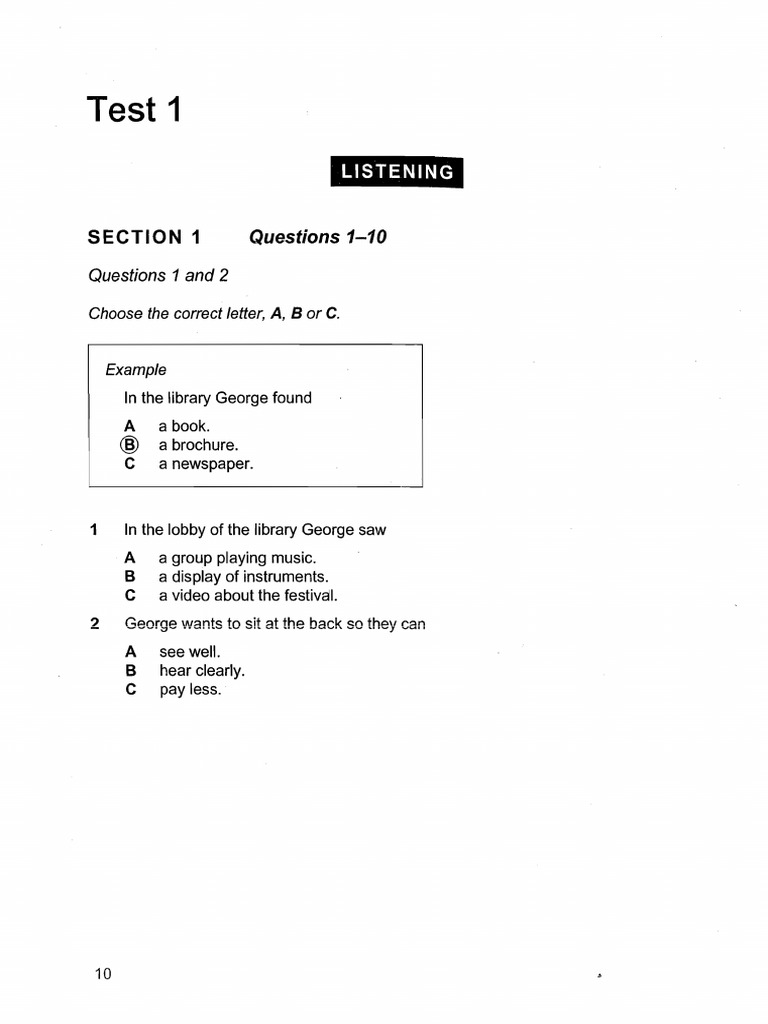 Publication1 Listening 1 | PDF