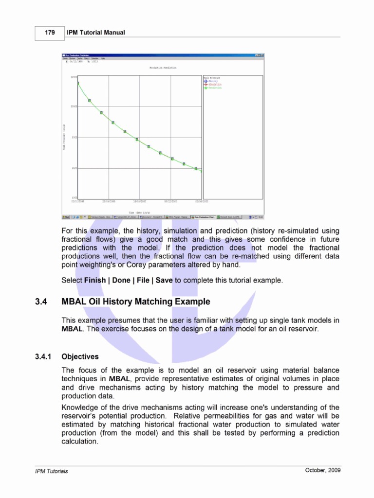 179 Ipm Tutorial Manual: Done File &is %T.Llmi L | PDF | Petroleum Reservoir | Porosity