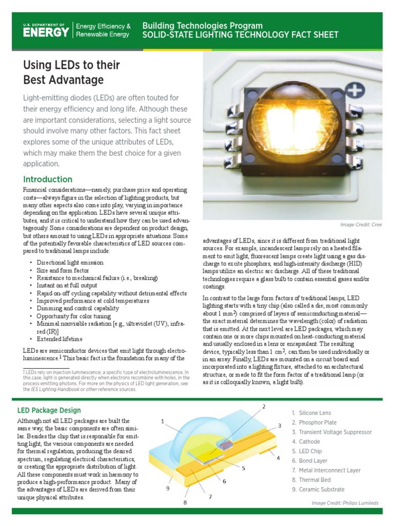 Led Advantage PDF | PDF | Light Emitting Diode | Compact Fluorescent Lamp
