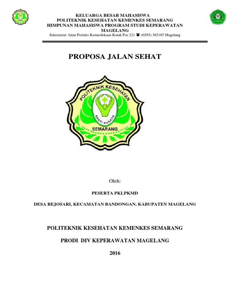 Proposal Jalan Sehat | PDF