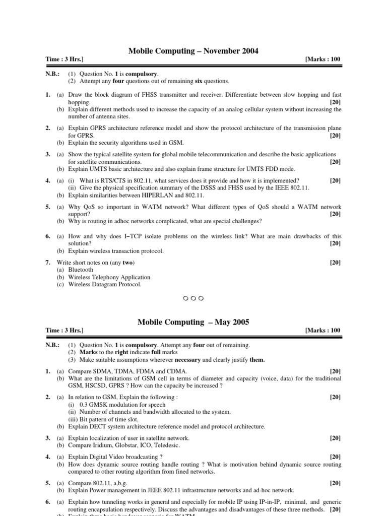 Mobile Computing | PDF | Internet Protocols | Computer Network