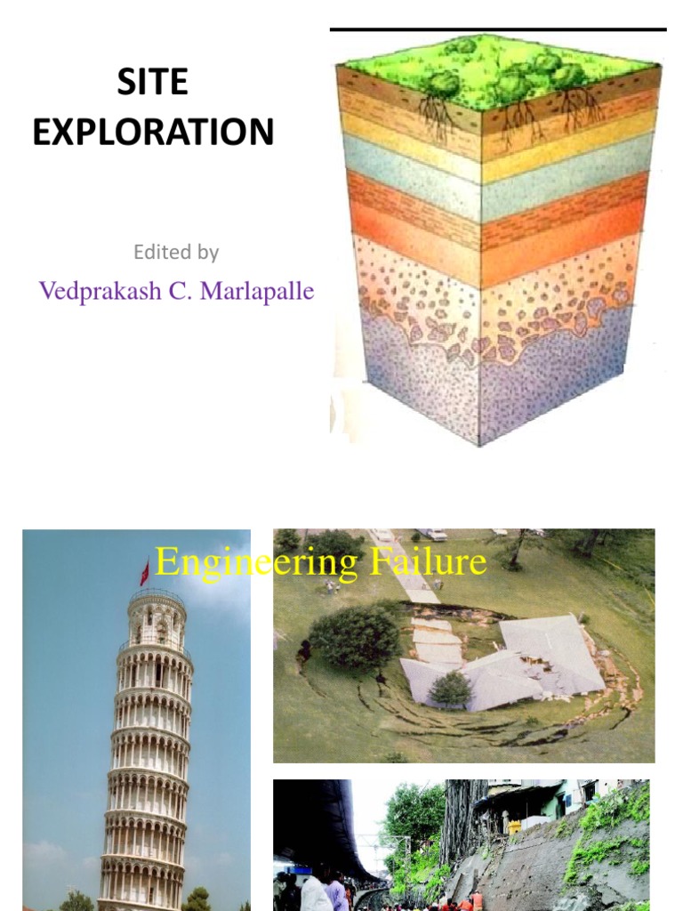 Site Exploration: Vedprakash C. Marlapalle | PDF | Deep Foundation ...