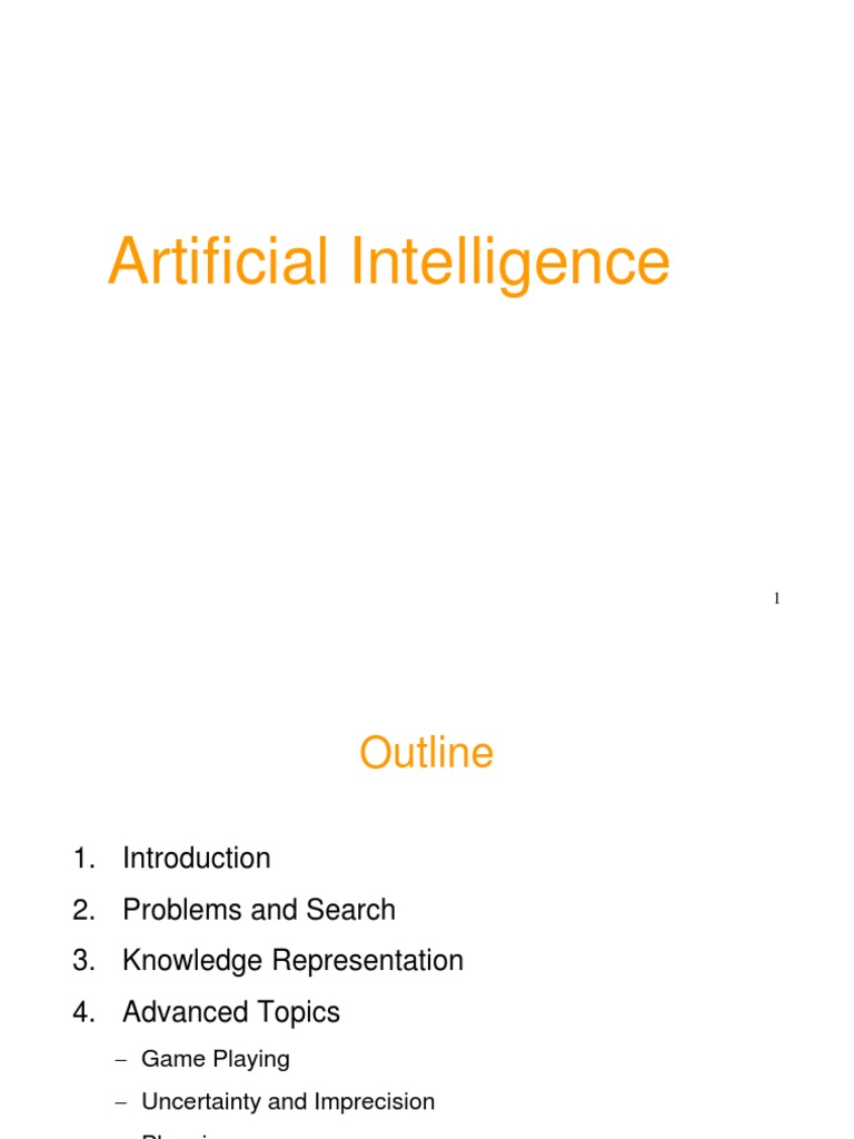Ai Chapter1 | PDF | Artificial Intelligence | Intelligence (AI) & Semantics