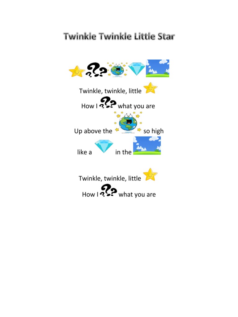 Twinkle Twinkle Little Star | PDF