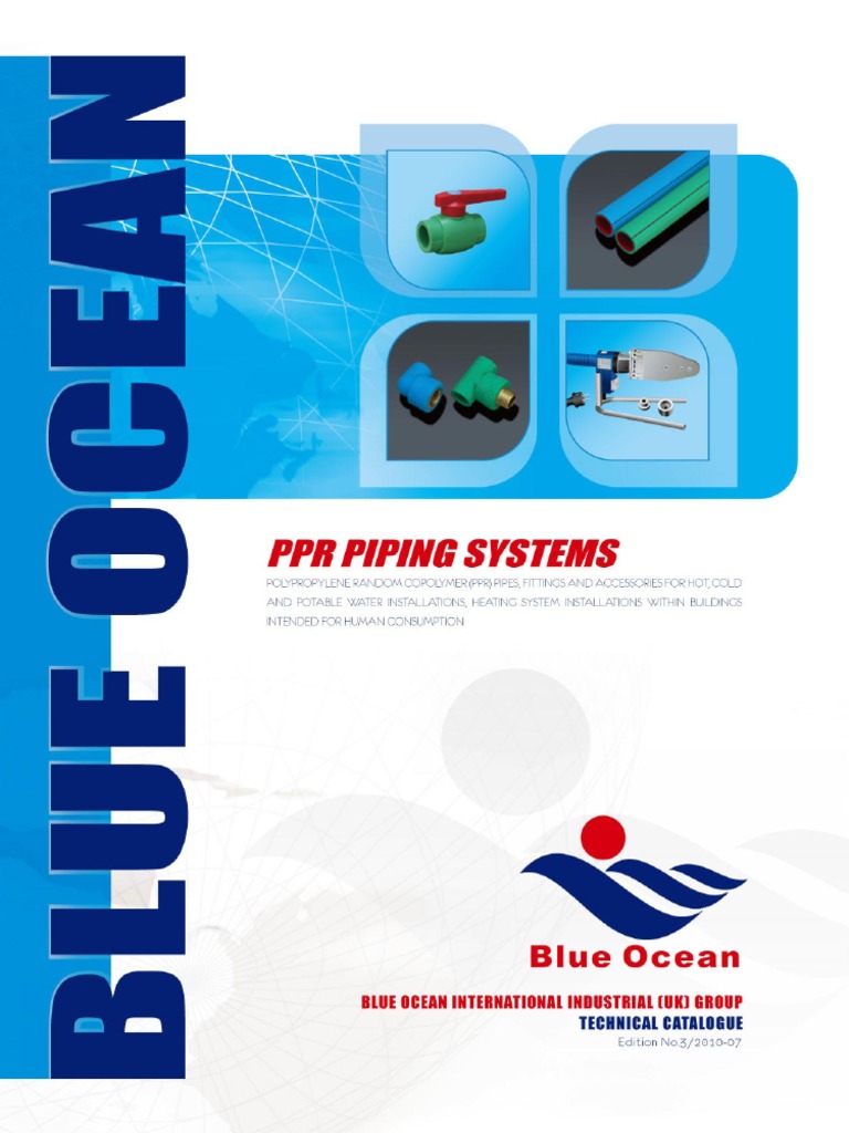 Blue Ocean PPR Piping Systems, Technical catalogue-EN PDF | PDF