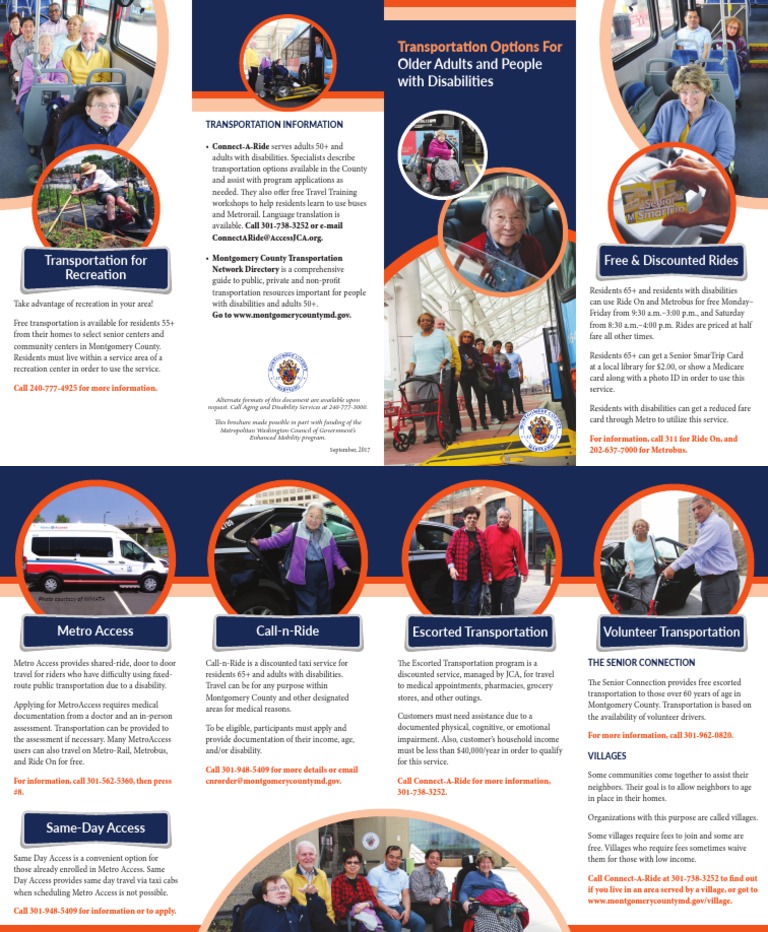 Transportation Options For Older Adults and People With Disabilities ...
