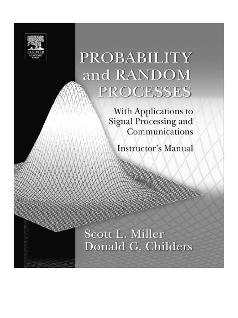 Probability and Random Processes Solutions | PDF