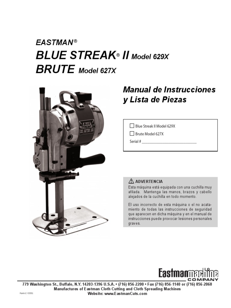 Blue Streak II and Brute Manual Spanish | PDF | Tornillo | Herramientas
