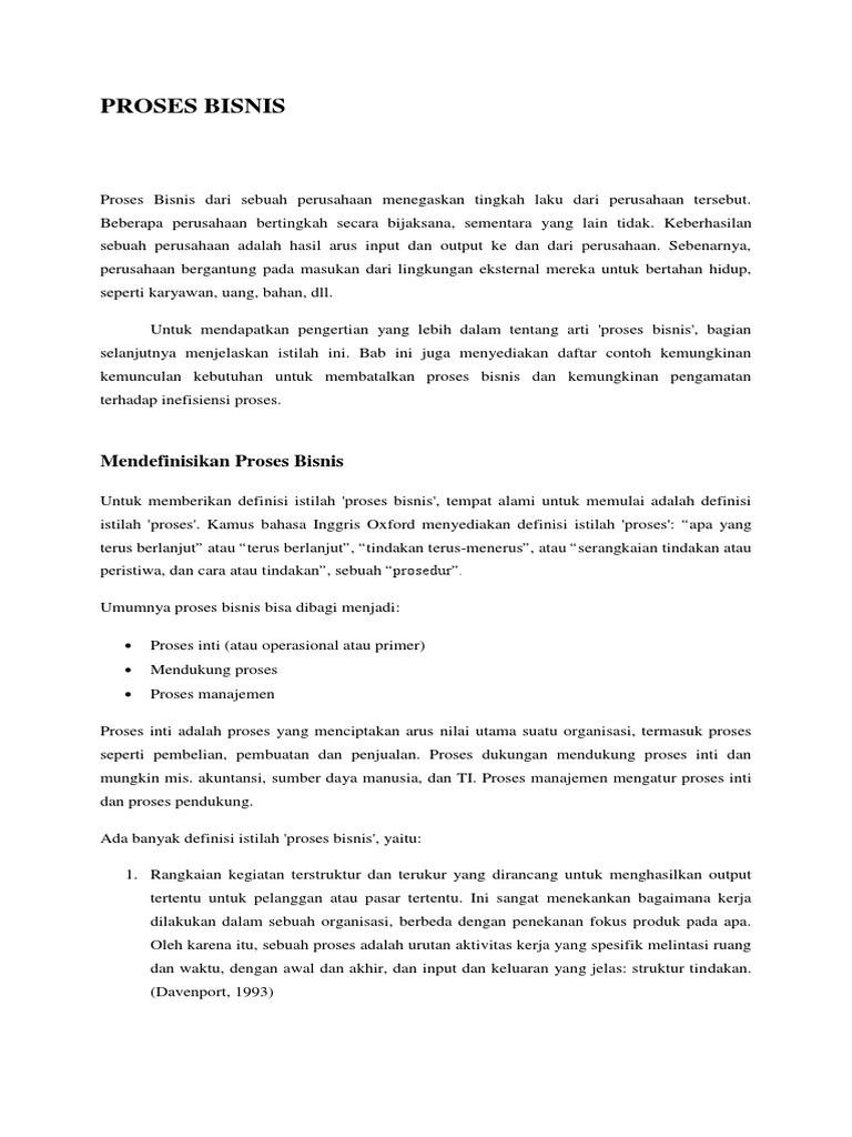 Business Process | PDF