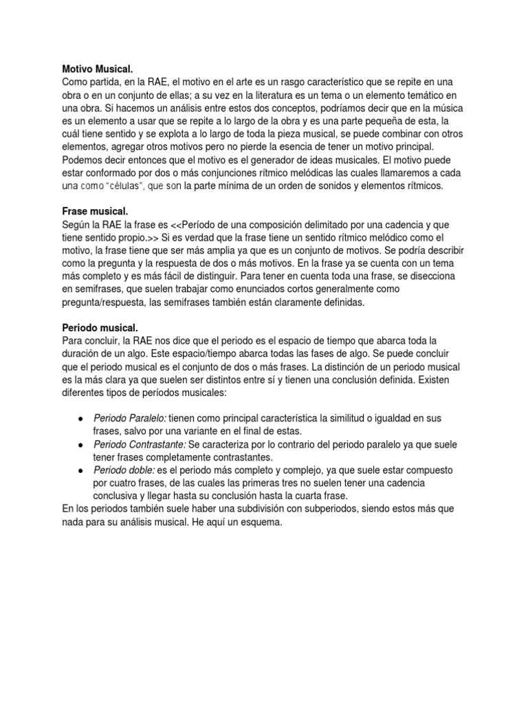 Motivo Musical Expuesto | PDF | Ritmo | Melodía