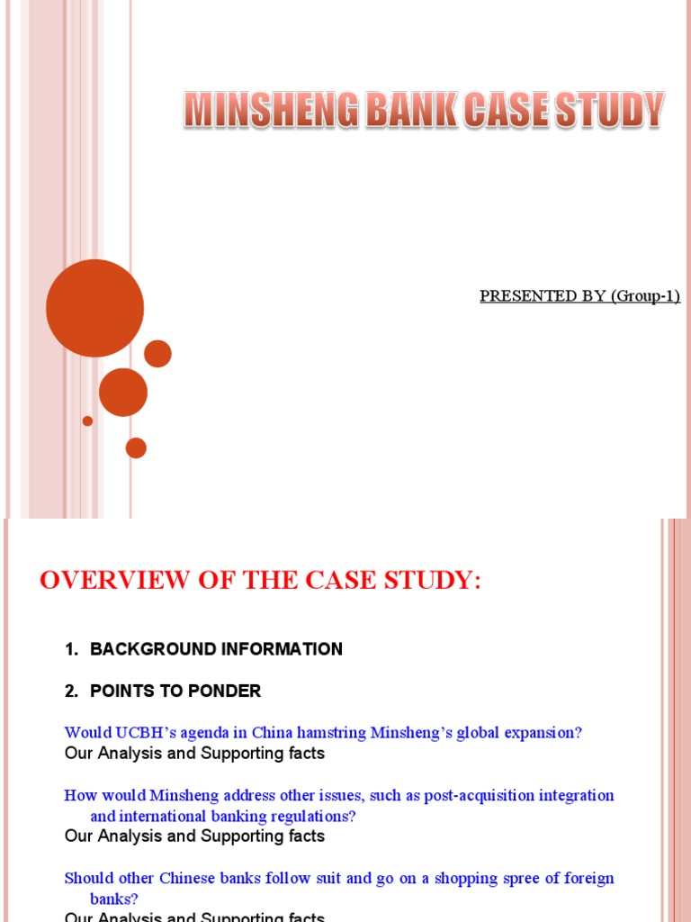 Minsheng Bank CASE STUDY | PDF | Banks | Renminbi
