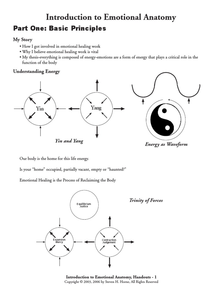 Emotional Anatomy Notes | PDF | Bach Flower Remedies | Emotions
