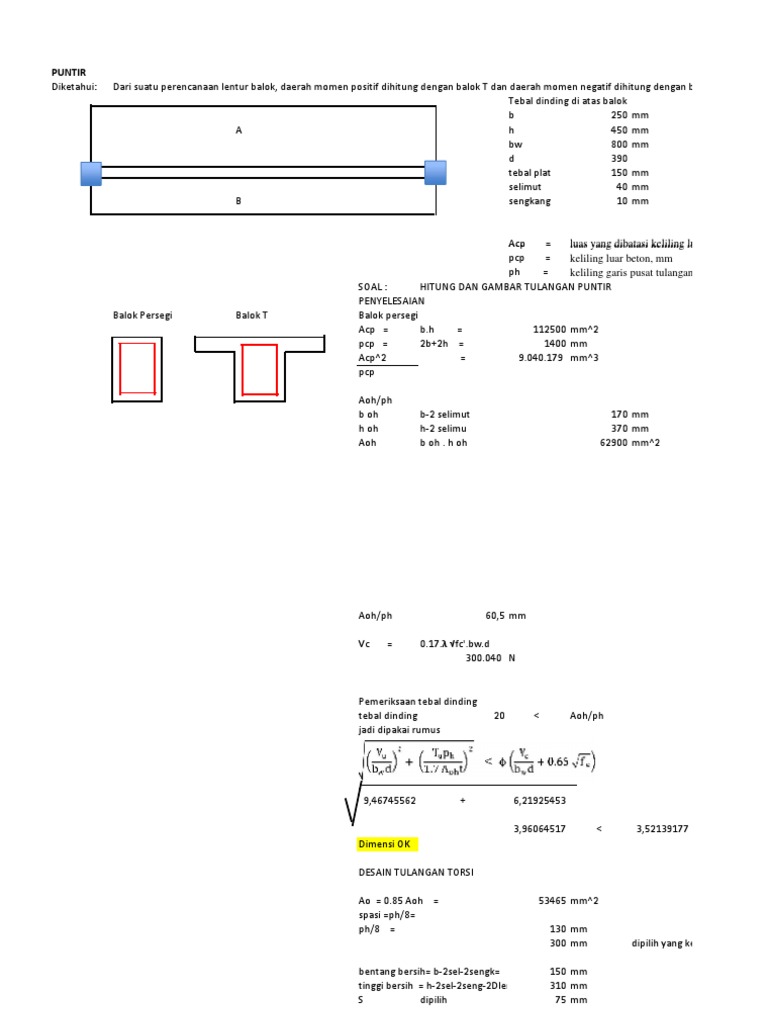Contoh Soal Puntir PDF | PDF