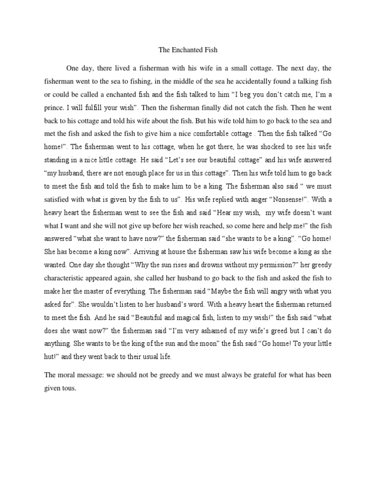 The Enchanted Fish | PDF