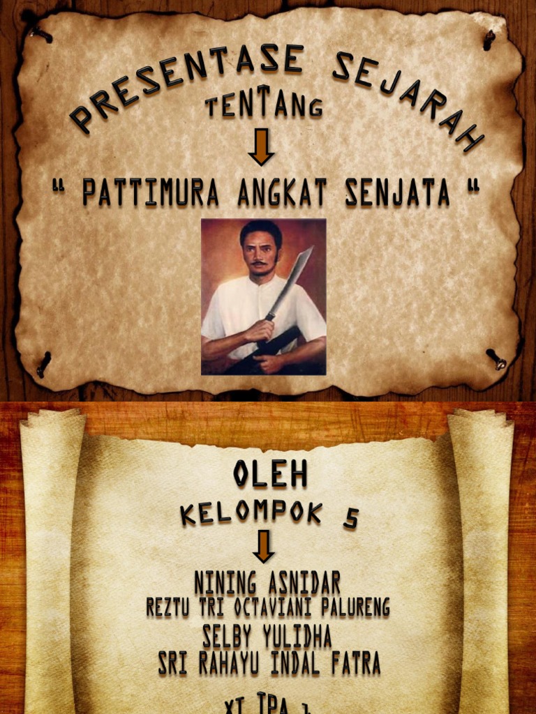 Pattimura Angkat Senjata (Slideshare), by Srif | PDF