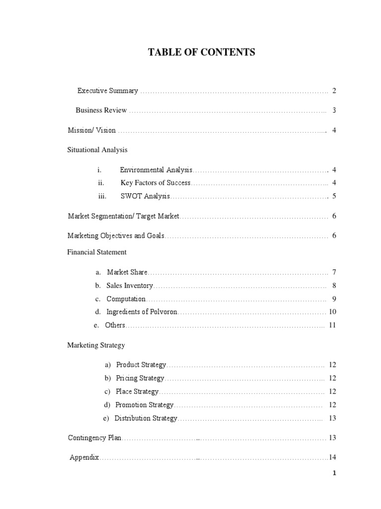 Polvoron Marketing Plan | PDF | Business Economics | Market (Economics)