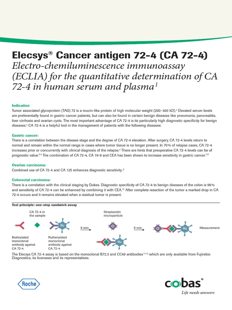 Ca72 4 PDF | PDF | Immunoassay | Neoplasms