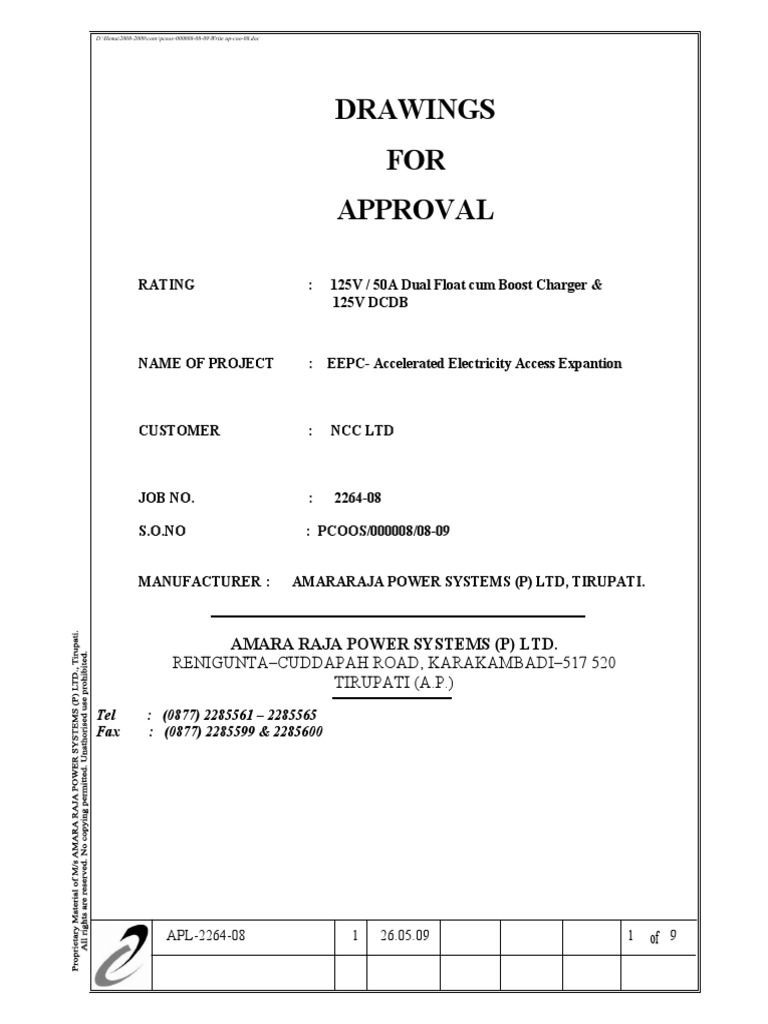 Battery Charger DCDB PDF | PDF | Battery Charger | Rectifier