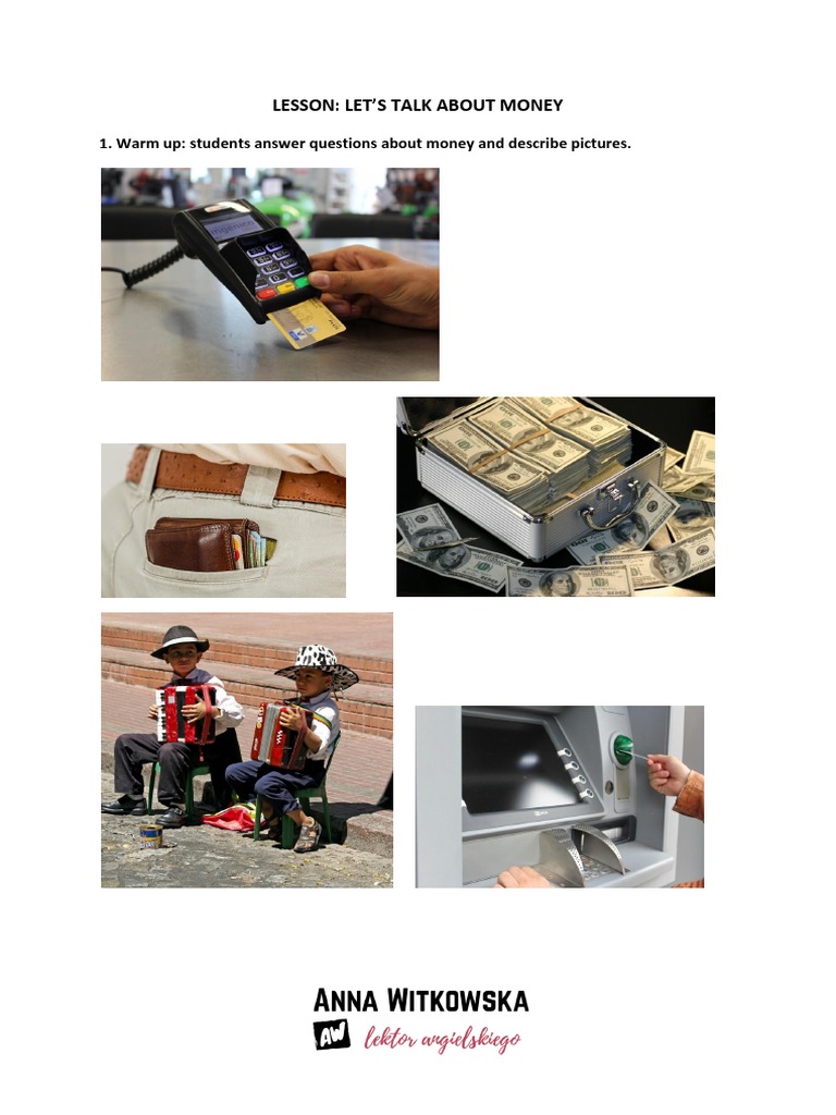 Teacher's Handout Money | PDF | Transaction Account | Money