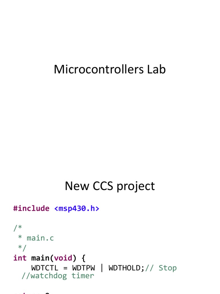 Microcontrollers Lab | PDF | Analog To Digital Converter | Electronic ...