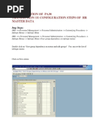 SAP HR PA30 Configuration Guide | PDF | Menu (Computing) | Tab (Gui)