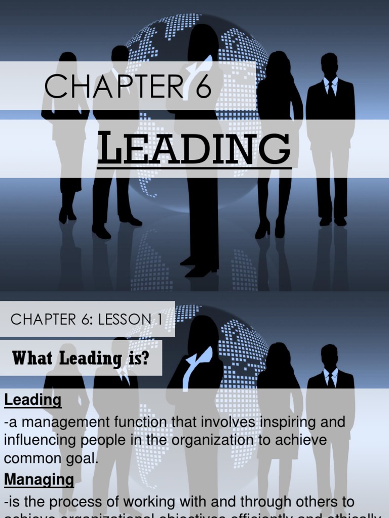 Chapter 6 | PDF | Leadership | Motivation