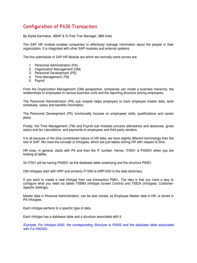 Pa30 Configuration | PDF | Menu (Computing) | Tab (Gui)