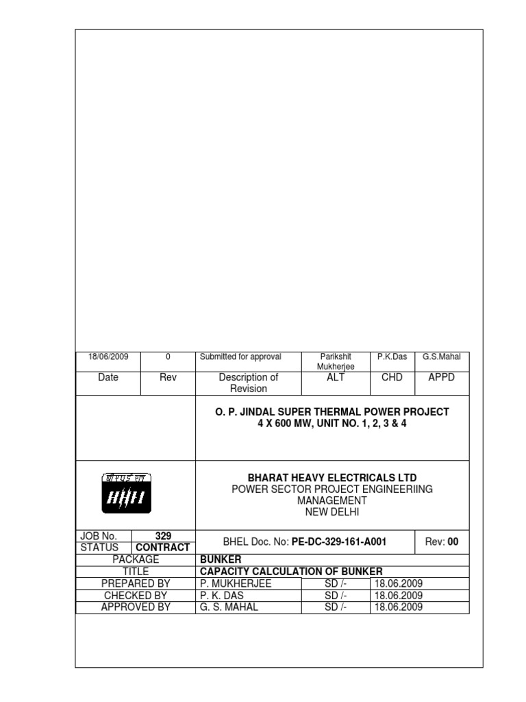 Bunker Calculation - R0 | PDF | Industries | Nature