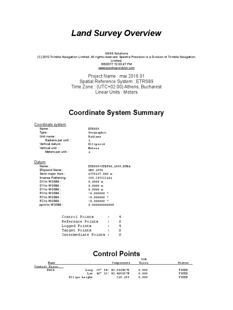 Land Survey Overview1 | PDF | Latitude | Navigation