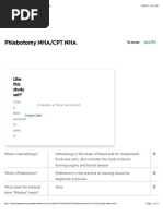 Lesson Plan - Phlebotomy | PDF | Lecture | Lesson Plan