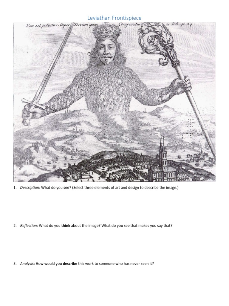 leviathan frontispiece analysis | Politics | Political Science