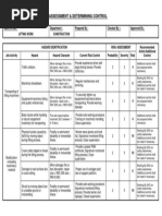 Risk Assessment Air Conditioning Sample PDF | PDF | Risk Assessment | Risk