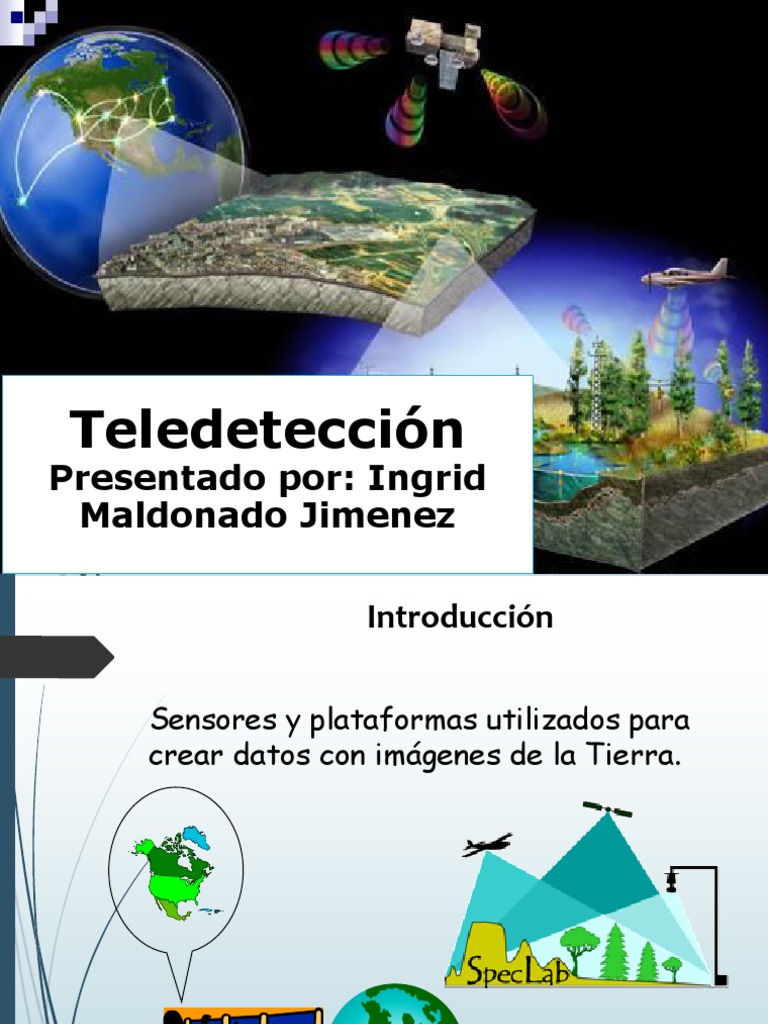 Teledetección PDF | PDF | Sensores remotos | Radiación electromagnética
