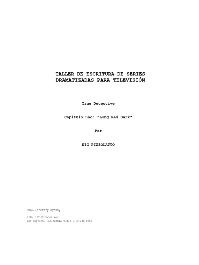 True Detective PDF | PDF | Verdad | Naturaleza