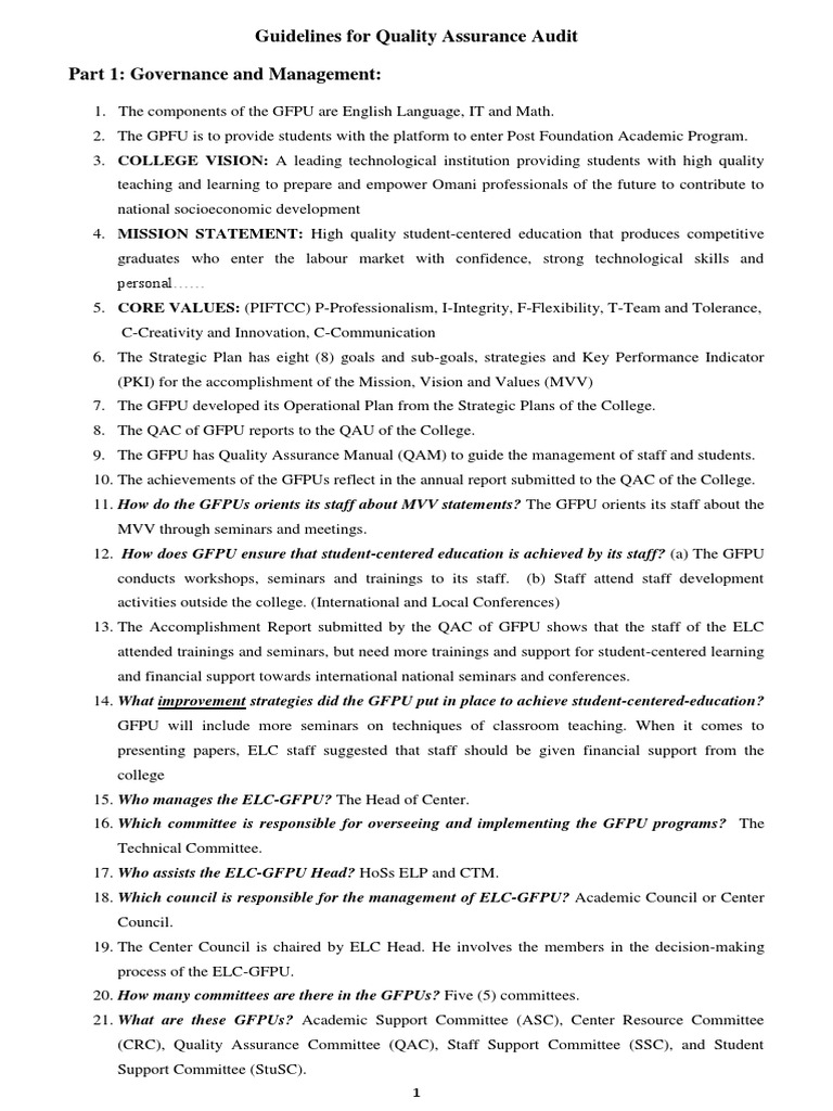 Quality Assurance File | PDF | Educational Assessment | Curriculum