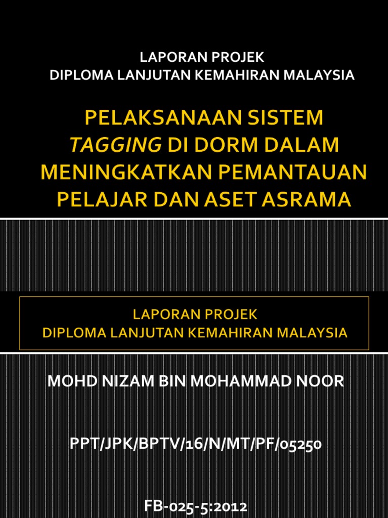 Laporan Pembentangan LPKT | PDF