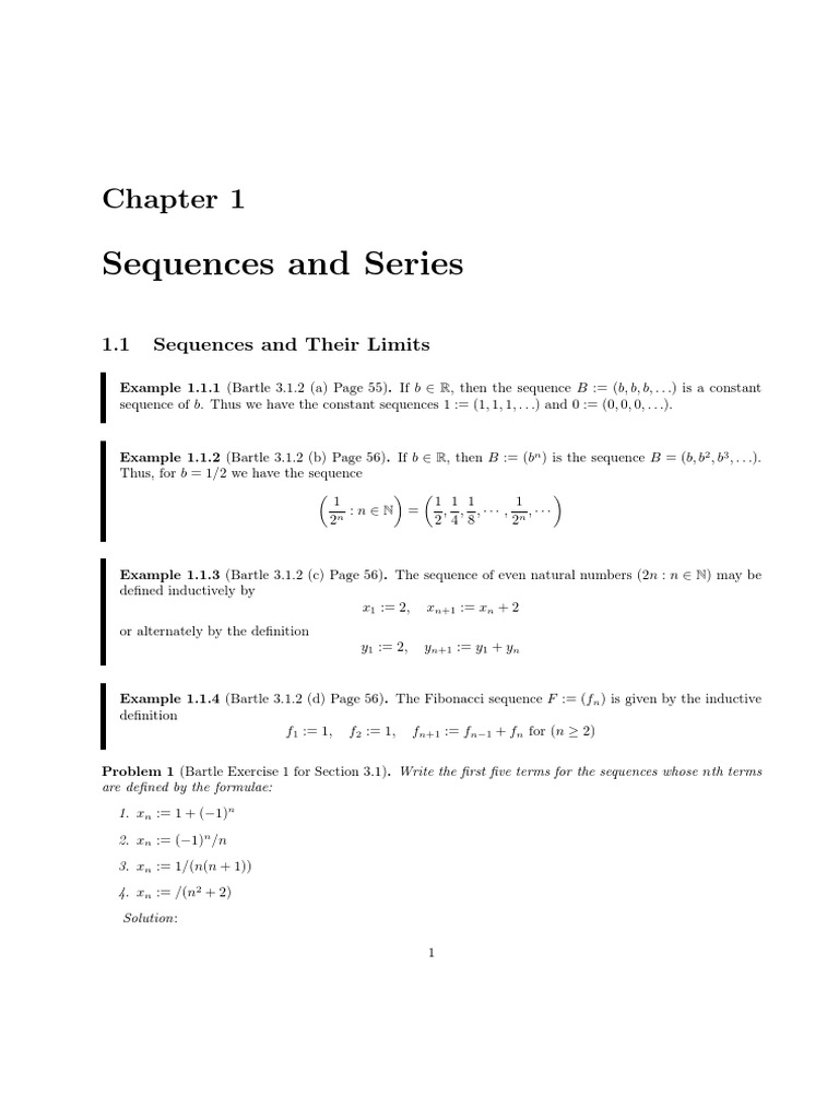 Convergence of Sequences and Limits | PDF | Sequence | Monotonic Function