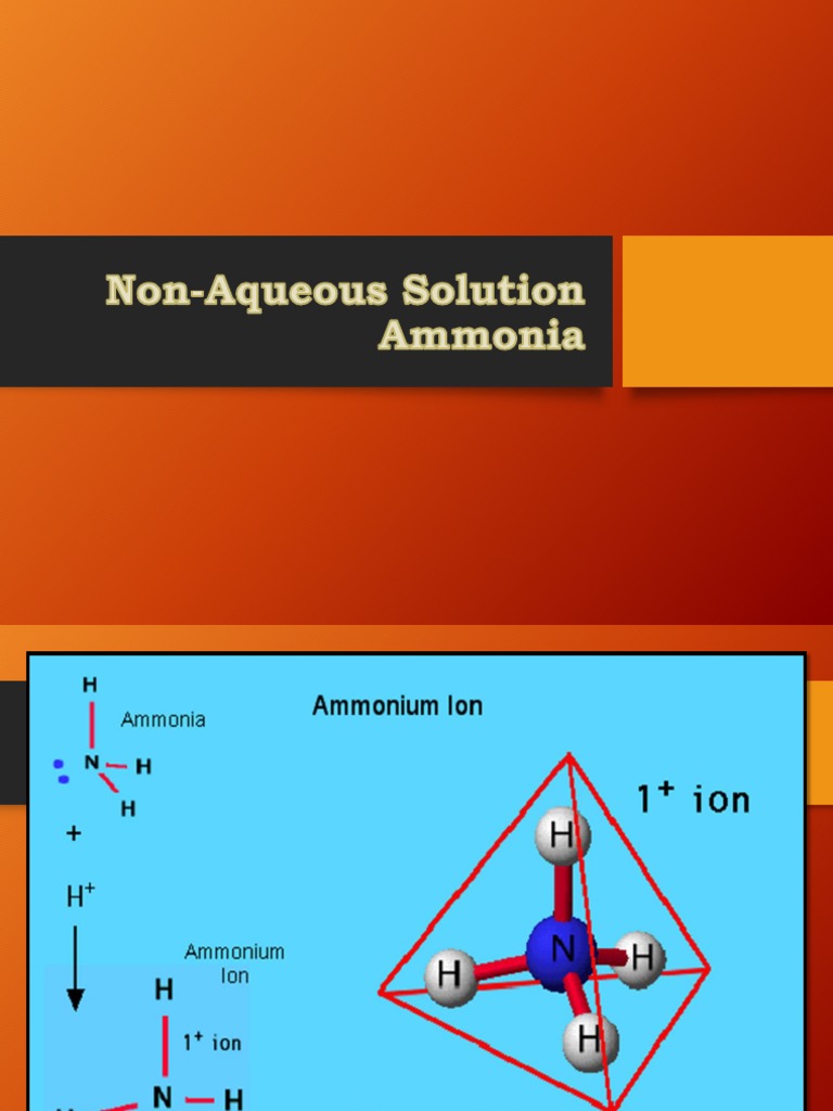 Ammonia Solvent | PDF