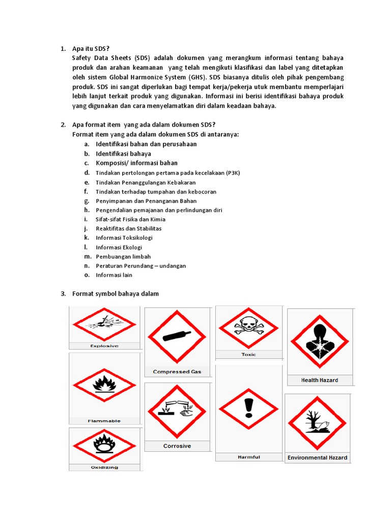 Safety Data Sheet (SDS) | PDF