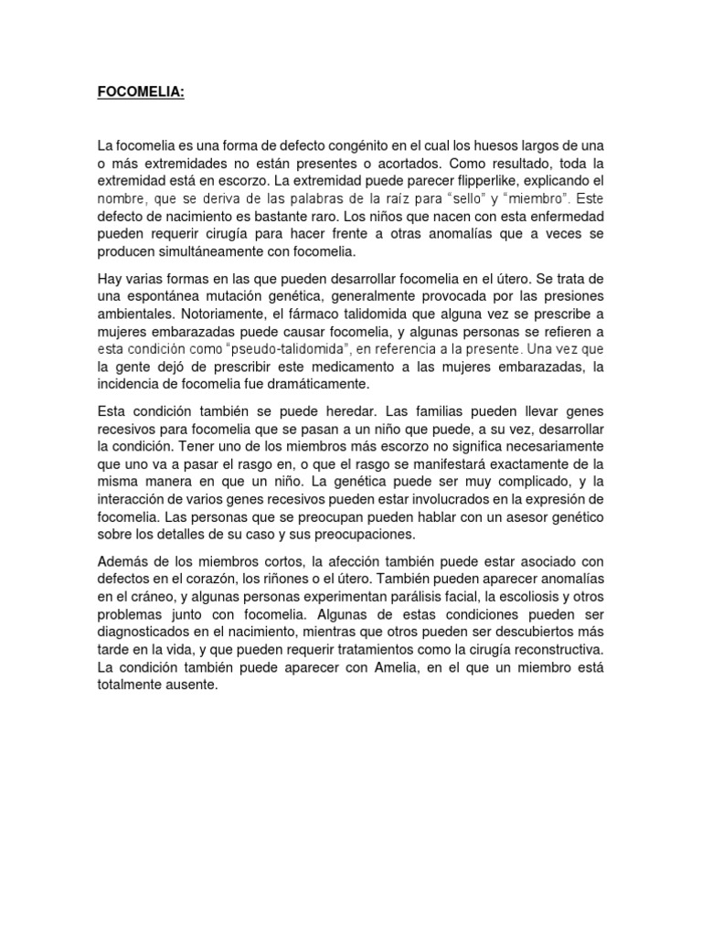 FOCOMELIA | PDF | Control de la natalidad | Cáncer