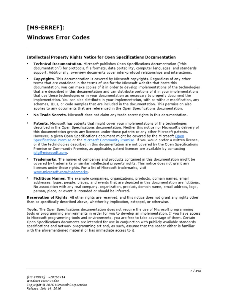 MS Erref | PDF | Remote Desktop Services | Specification (Technical ...