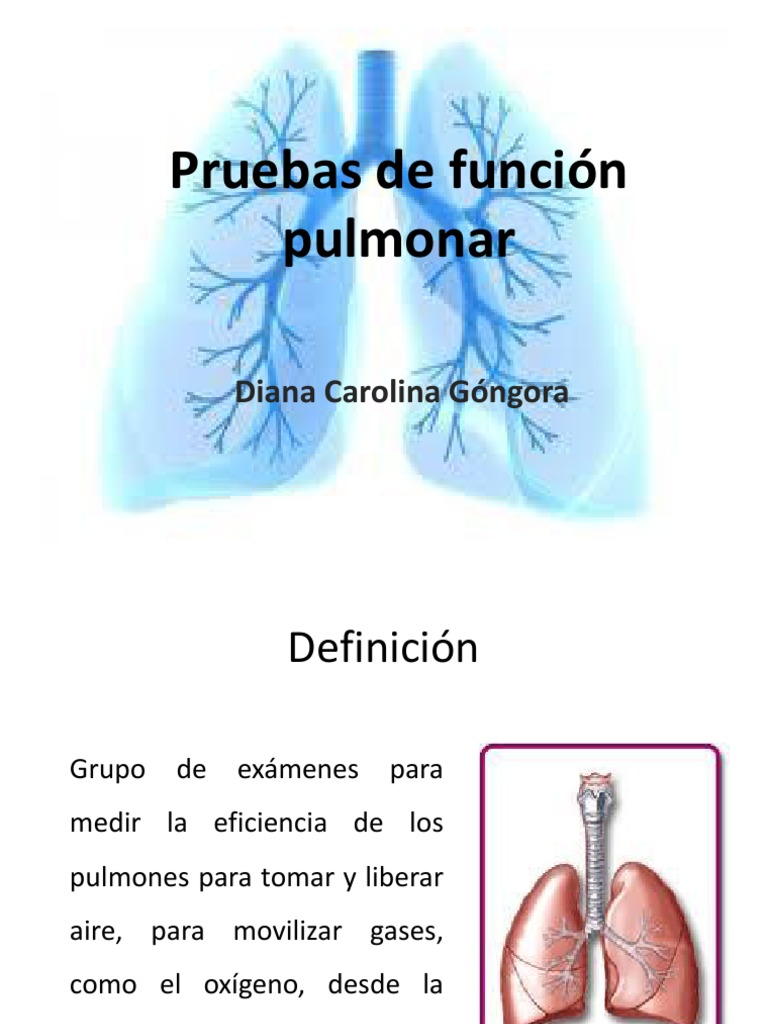 Pruebas de Función Pulmonar | PDF | Pulmón | Fisiología